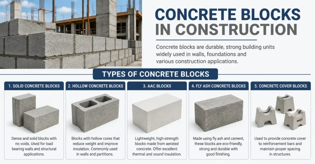 Concrete Blocks: Types, Sizes, Prices & Advantages in Construction